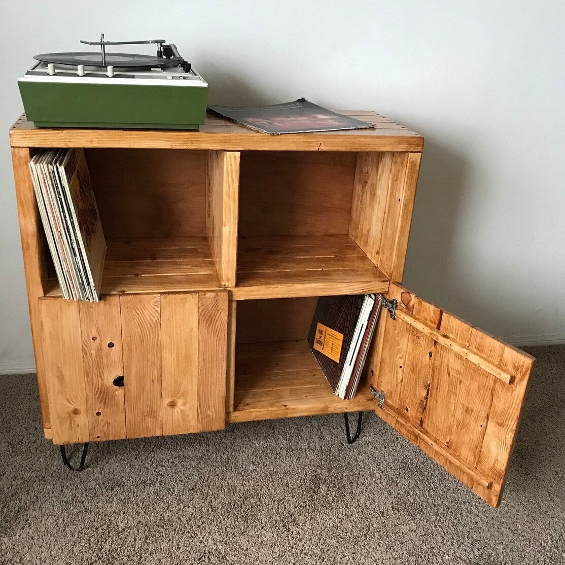 4Pack Vinyl Record Storage – Ocean Beach Pallet Co