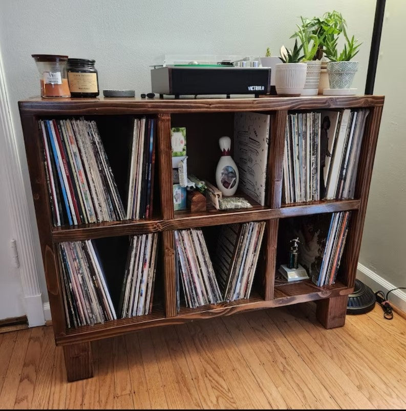 6Pack "Widebody" Vinyl Record Storage – Ocean Beach Pallet Co