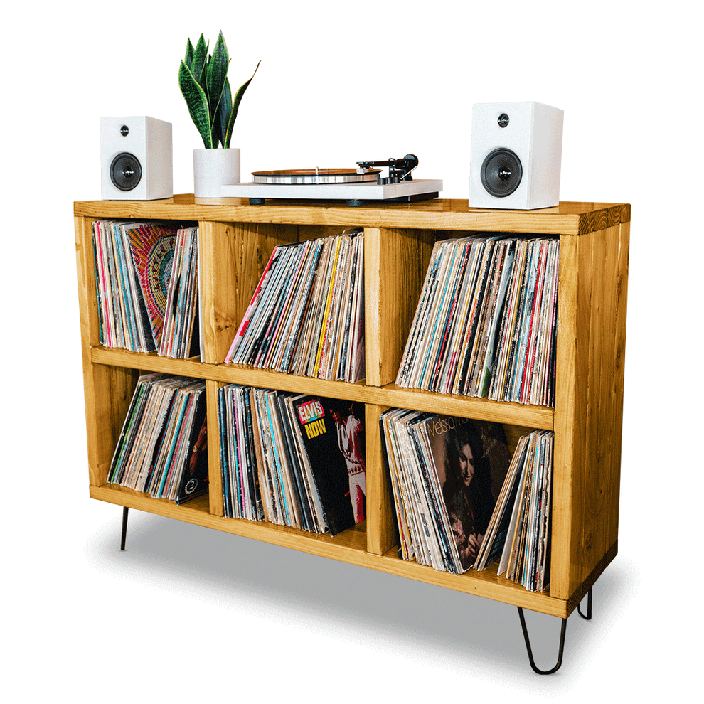 6Pack Vinyl Record Storage – Ocean Beach Pallet Co
