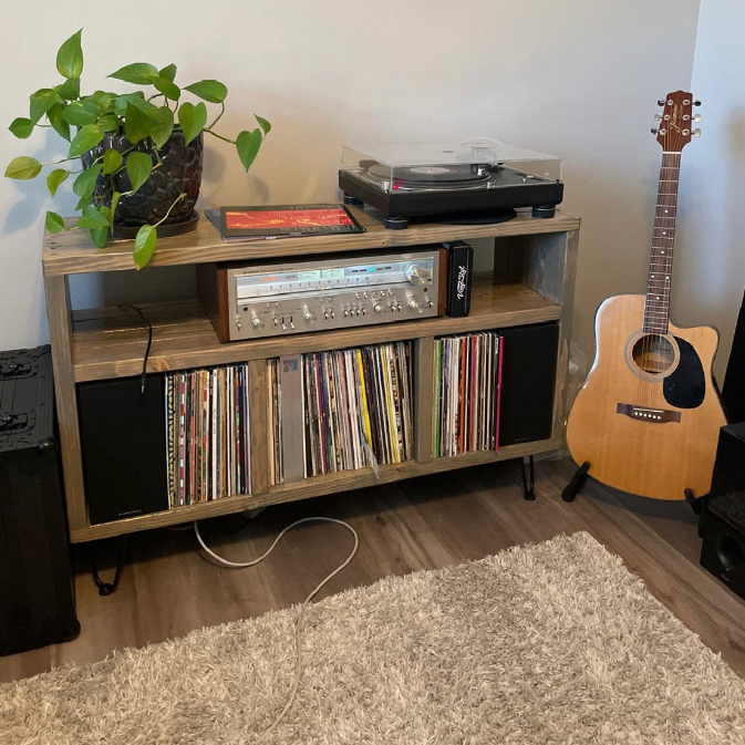 On Another Level Vinyl Record Storage – Ocean Beach Pallet Co