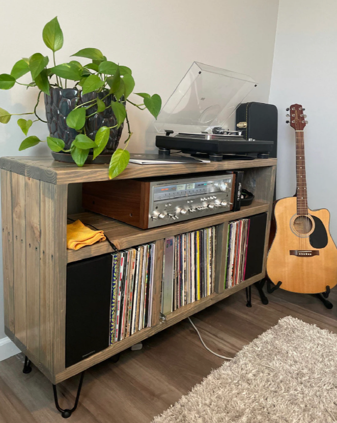 On Another Level Vinyl Record Storage – Ocean Beach Pallet Co